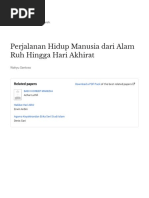 Perjalanan Hidup Manusia Dari Alam Ruh Sampai Alam Akherat | PDF