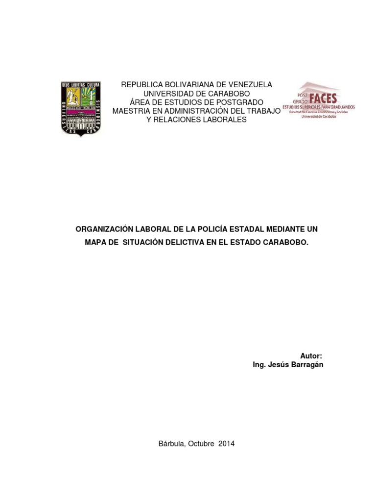 Jbarragan Mapa Policial | PDF | Policía | Planificación