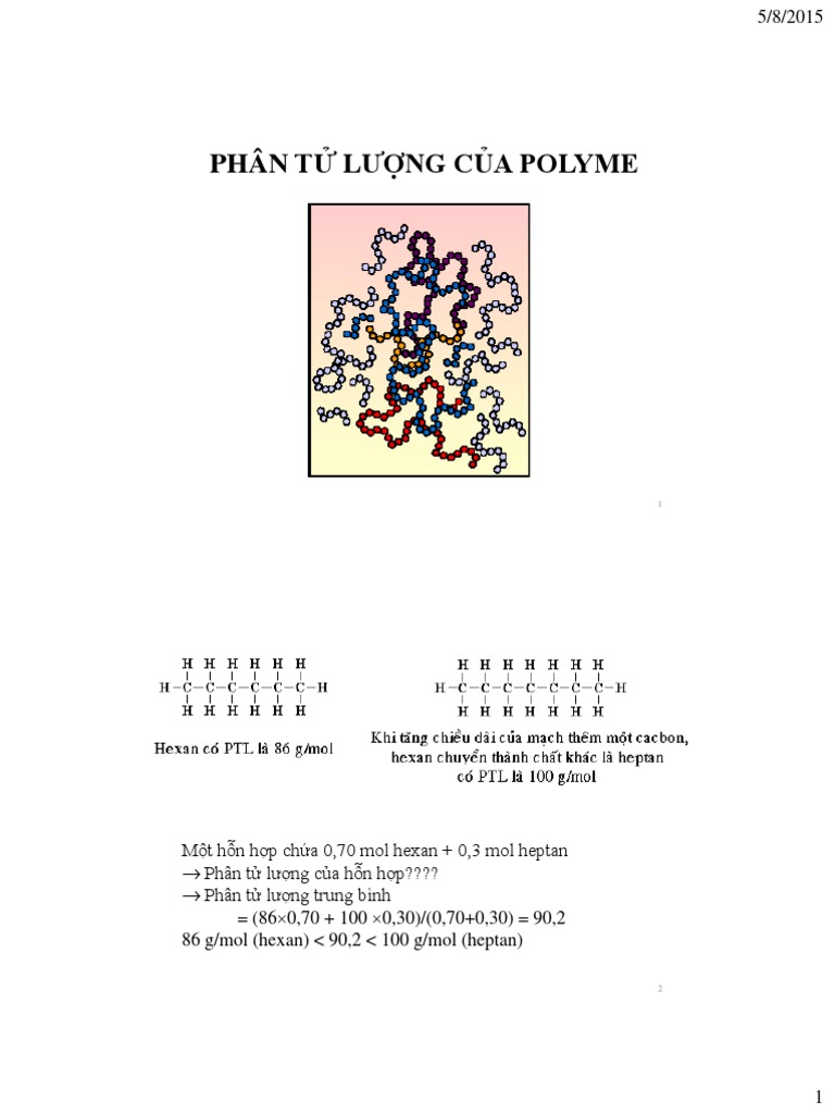 c2 - Phân T Lư NG C A Polyme - S | PDF