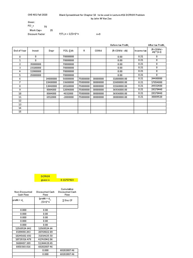 Chapter 10 Blank Worksheet | PDF | Public Finance | Money