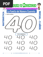 Familia Del Número 40 | PDF