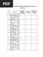 Instrumen Tingkat Kecemasan | PDF