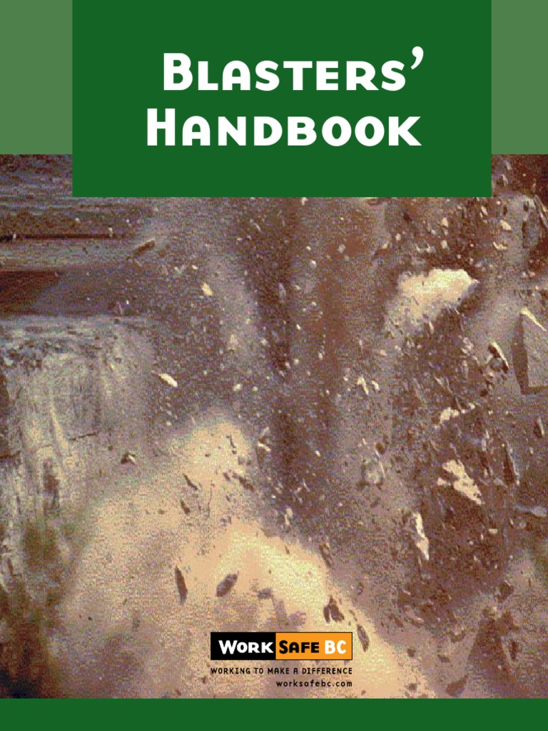 Blaster's Handbook PDF | PDF | Electrical Connector | Explosion