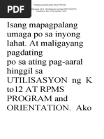 Emcee Script para Sa Induction Ceremony | PDF