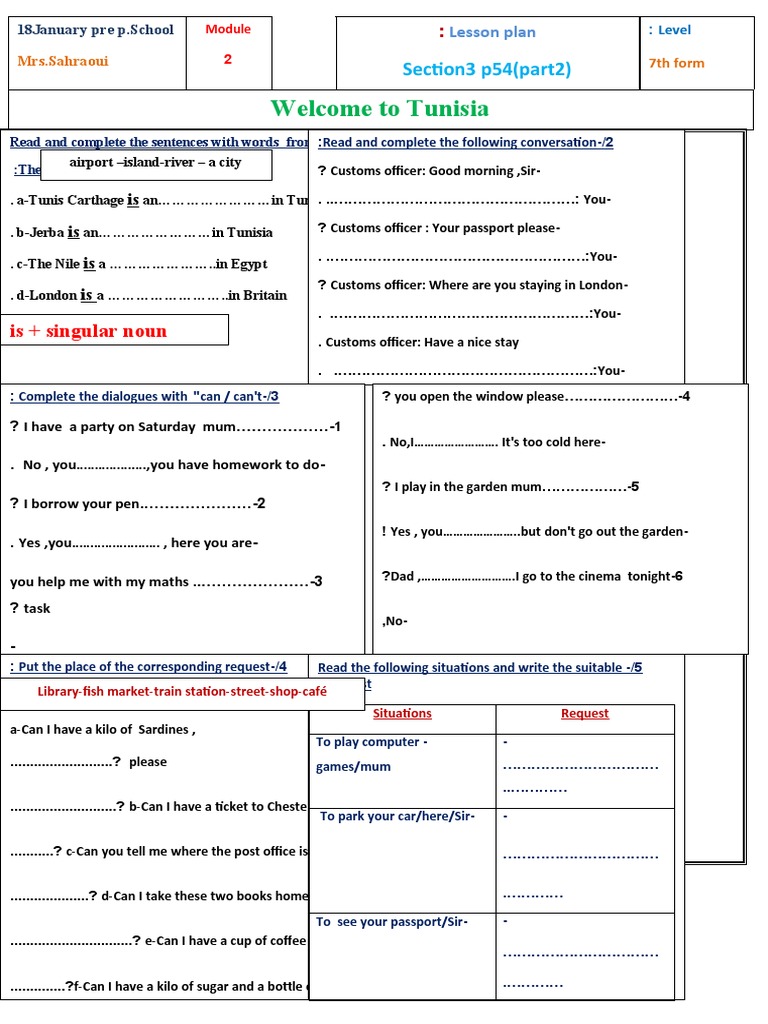 Section 3 Part2worksheet | PDF | Linguistic Morphology | Languages