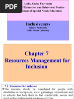 Inclusiveness Chap 4,5,6,7, and 8PPT | PDF | Inclusion (Education ...