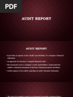 Short-Form Report: Audit Financial Statements | PDF | Accounting | Audit
