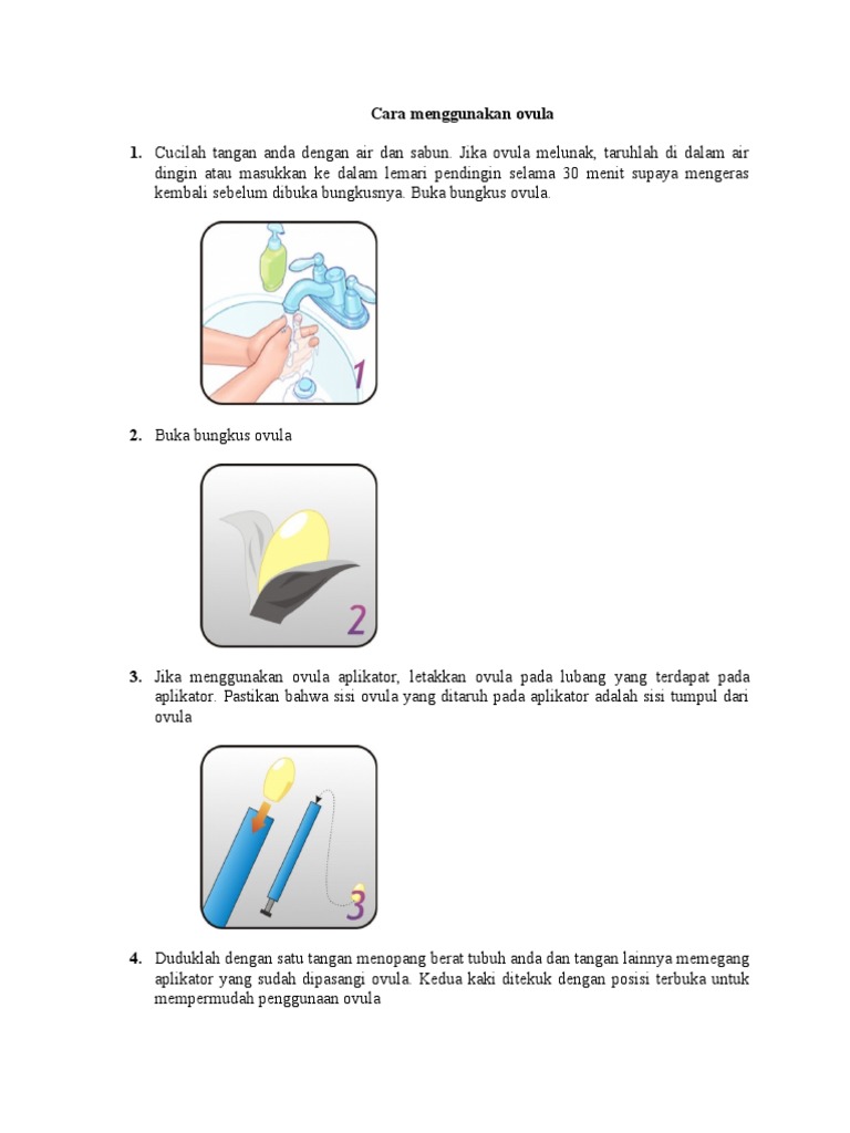 Cara Pakai Ovula dengan Benar | PDF