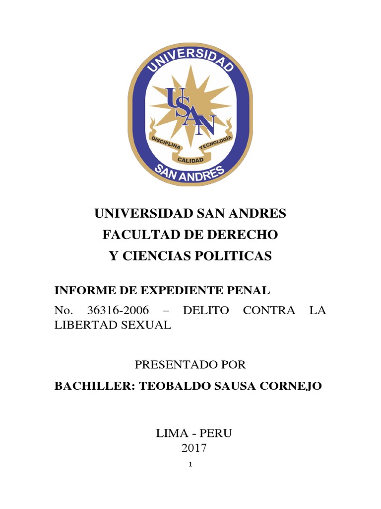 Expediente Completo | PDF | Derecho penal | Procedimiento Criminal