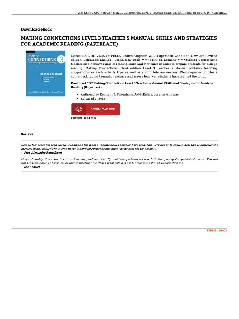 rKUio9Lkmakingconnectionslevel3teachersmanualskil 27795224 | PDF ...