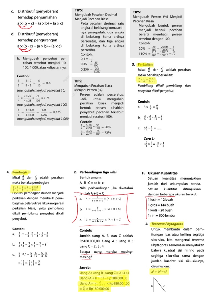 Ringkasan Rumus TIU | PDF