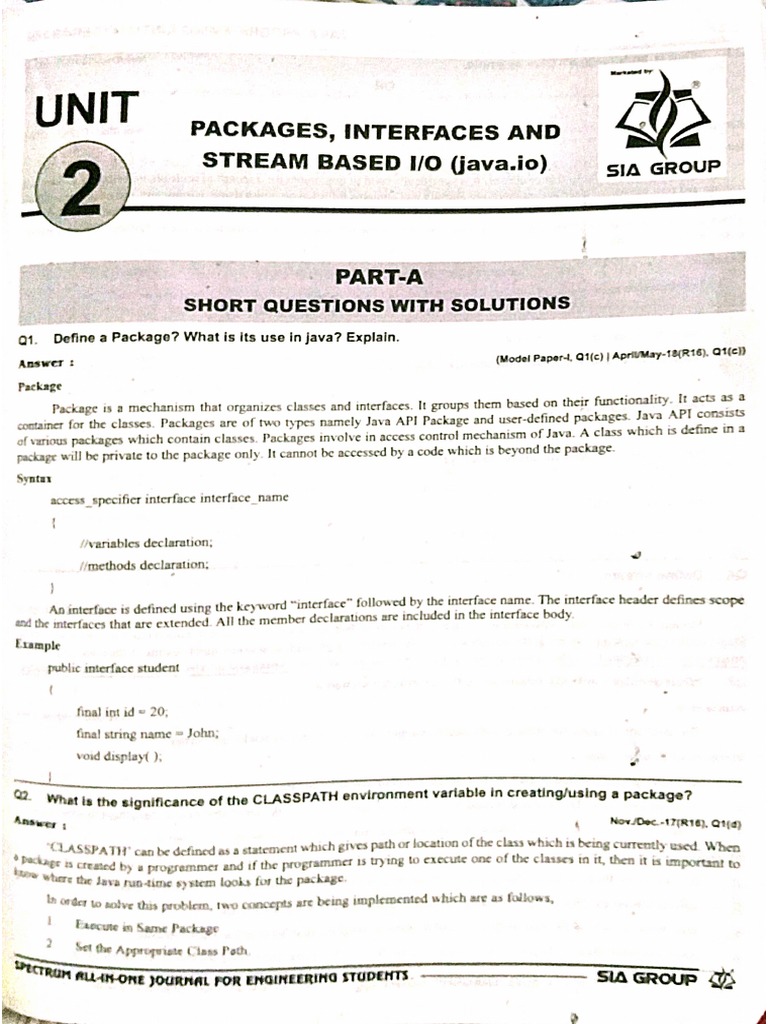 Packages,: Stream Based | PDF | Class (Computer Programming) | Method (Computer Programming)