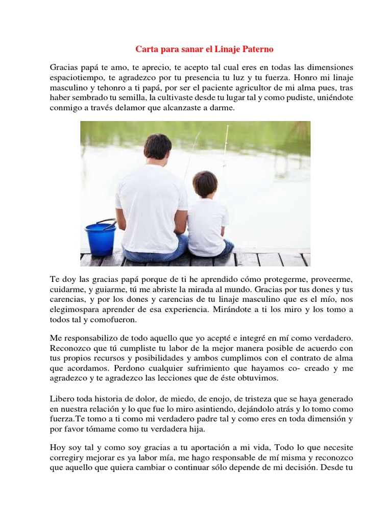Carta para Sanar El Linaje Paterno | PDF
