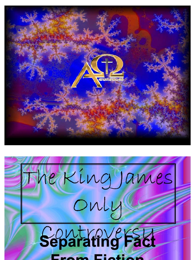 King - James - Onlyism DR James White Alpha and Omega Ministries | PDF ...