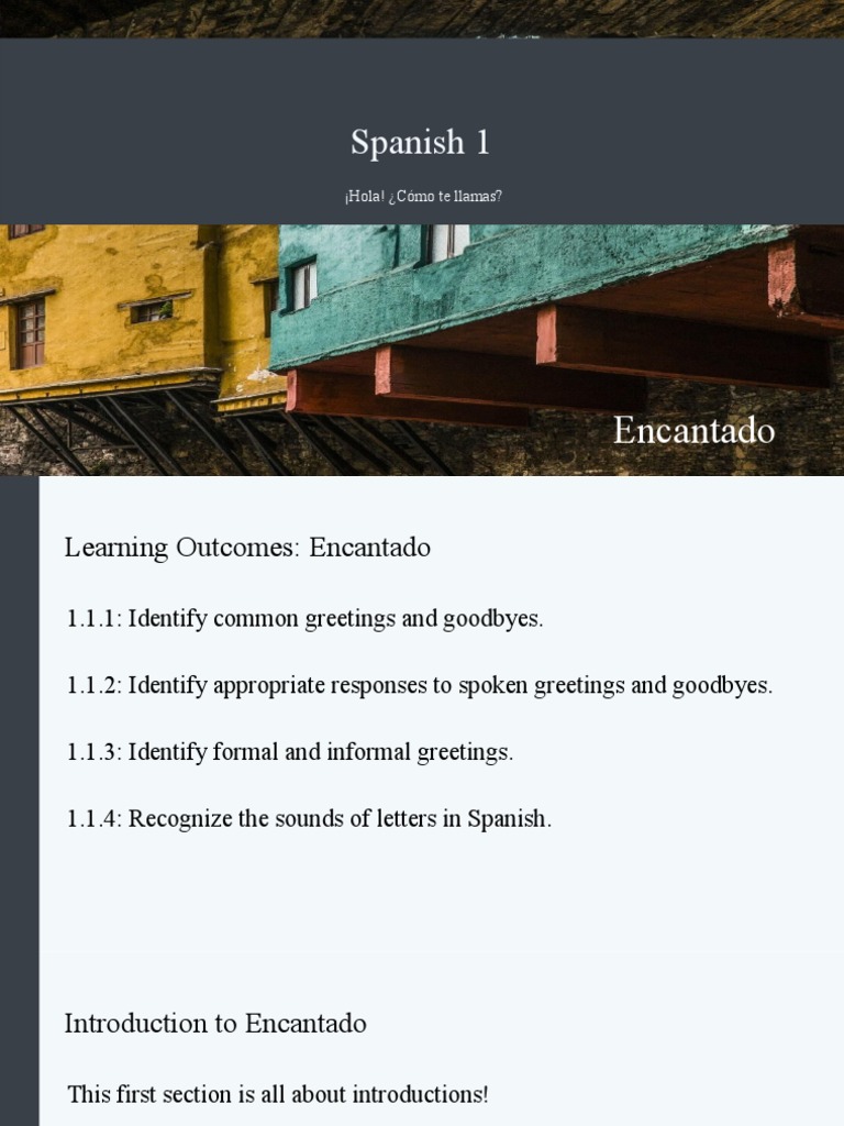 1 1-Hola Como Te Llamas-Encantado | PDF