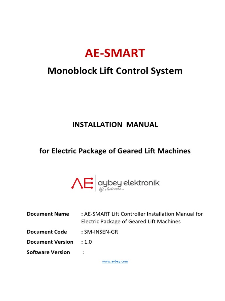 AE Smart Geared Prewired System Installation Manual v1 0 | PDF ...