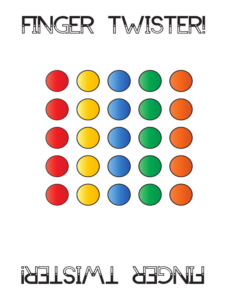 Finger Twister Game | PDF
