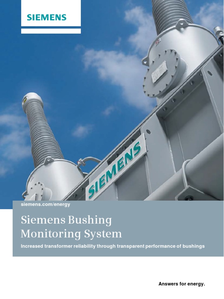 Siemens Bushing Monitoring System: Answers For Energy | PDF | Capacitor ...