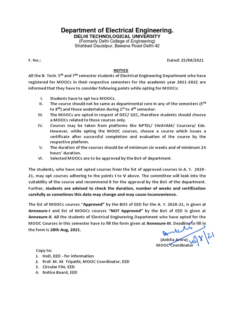 MOOC Notice 2021 | PDF | Machine Learning | Massive Open Online Course