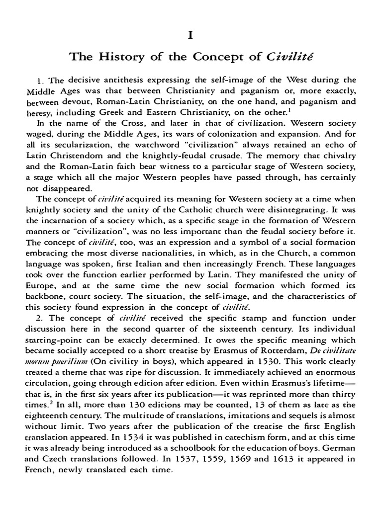EXCERPT - Norbert Elias - The Civilizing Process - Sociogenetic and ...