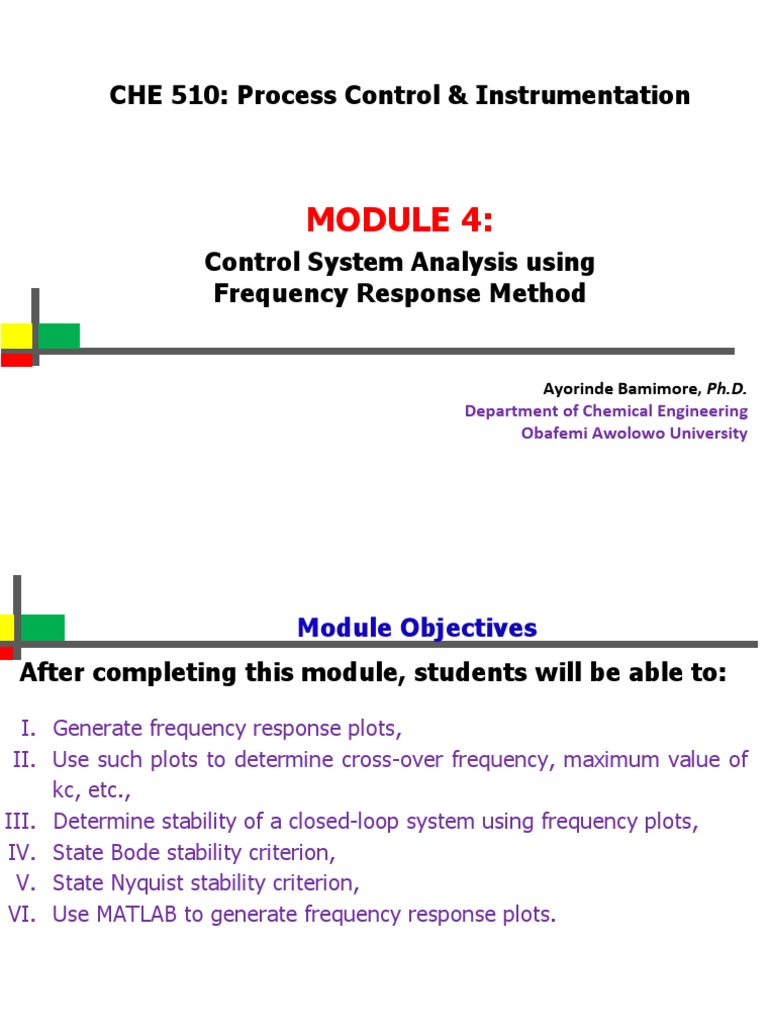 WEEK 4 MODULE 4 Control System Analysis by Frequency Response Method | Download Free PDF ...
