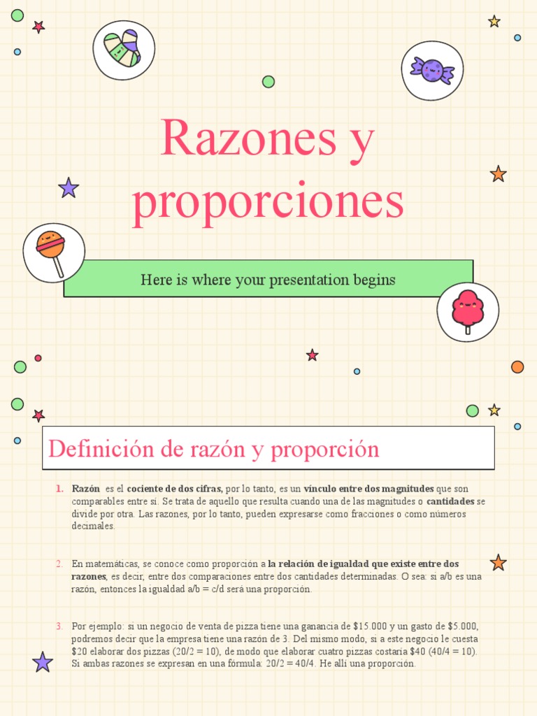 Razones y Proporciones | PDF | Matemáticas