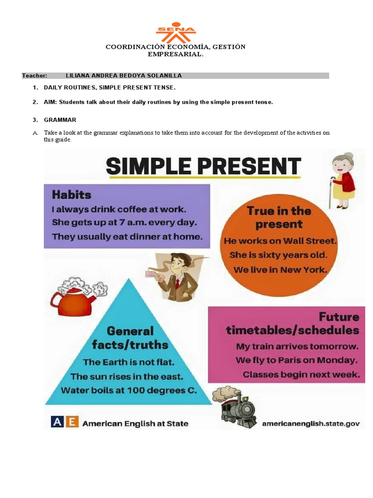 Module 1 Simple Present Tense | PDF