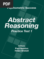 Psychometric Test Questions | PDF | Psychometrics | Tests