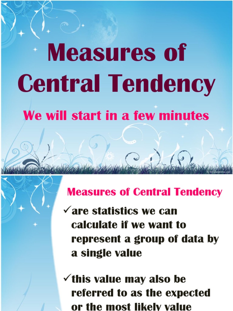 4 Measures of Central Tendency | PDF | Mode (Statistics) | Mathematics