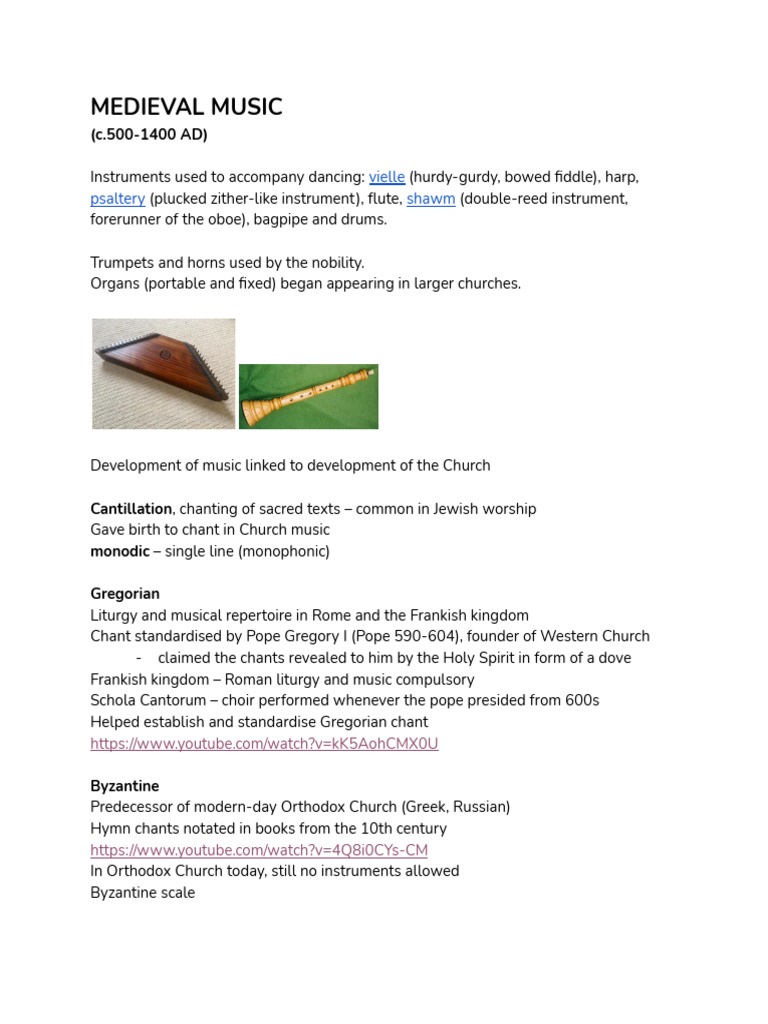 Medieval Church Music | PDF | Gregorian Chant | Mass (Liturgy)