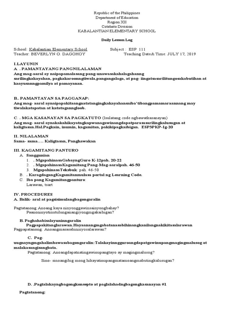 Lesson Plan - Beverlyn | PDF