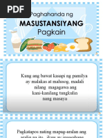 Hugot Lines For Slogan Nutrition Month | PDF