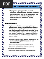 Balangkas Kahulugan | PDF