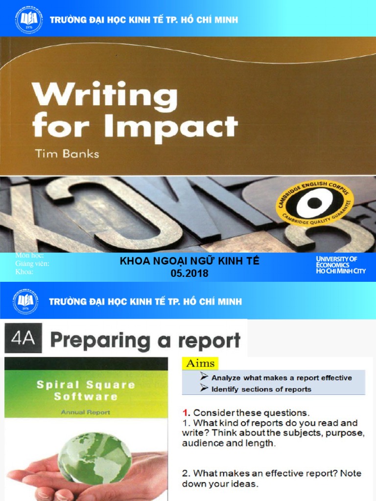 Writing For Impact 4a-4b (With Key) | PDF