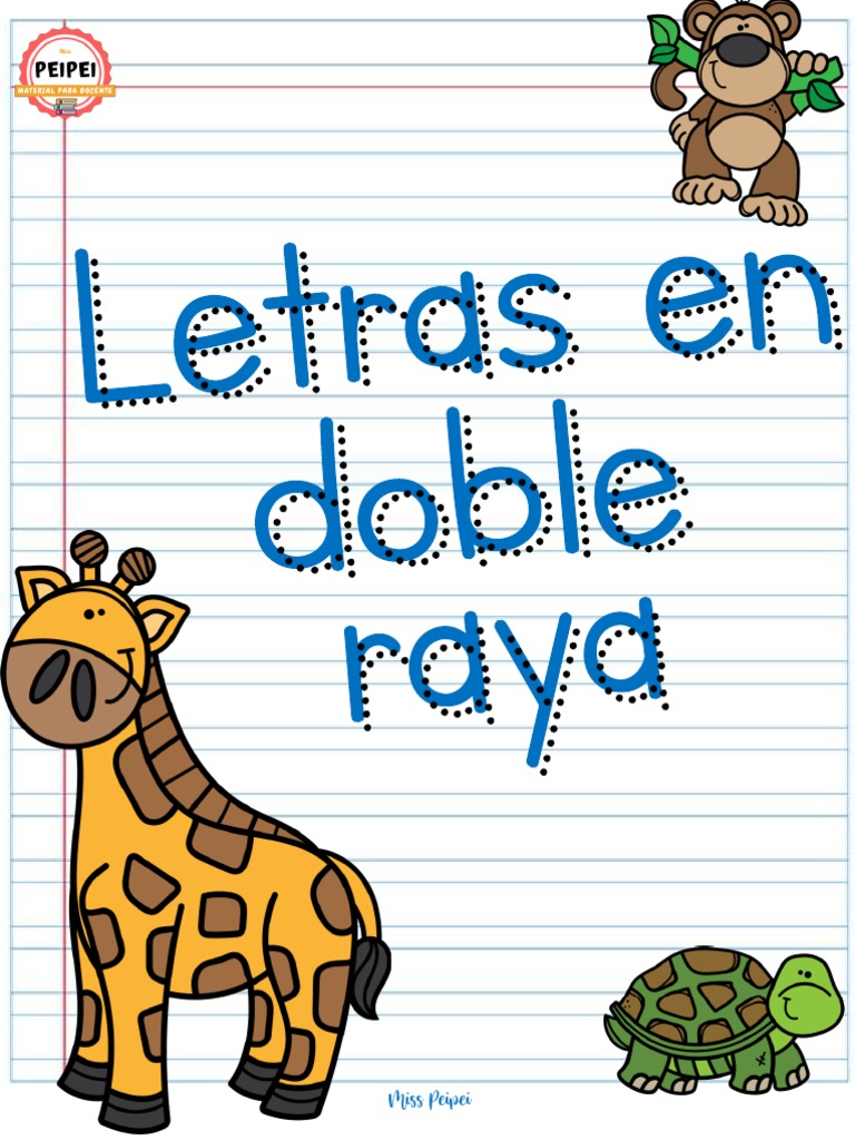 Letras Doble Raya PDF | PDF