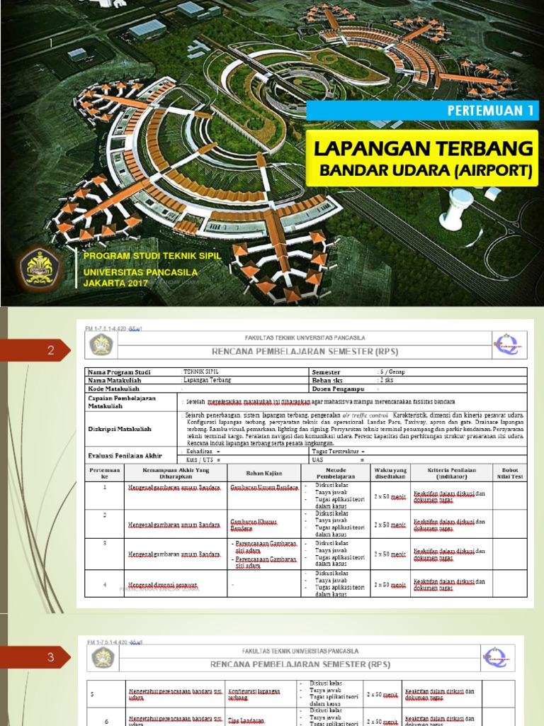 Lapter Modul 1 Sisi Udara & Sisi Darat | PDF