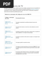 Códigos de error de DIRECTV y soluciones | PDF | Direc Tv | Televisión ...