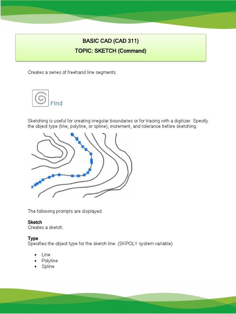 SKETCH (Command) | PDF