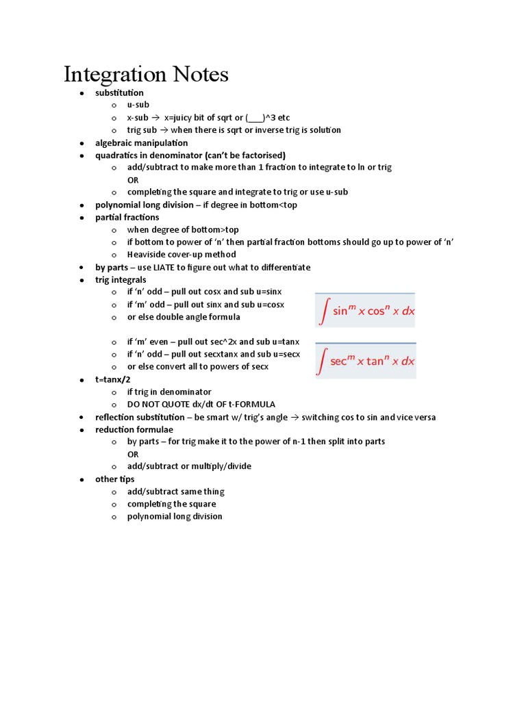 Integration Notes | PDF | Teaching Methods & Materials | Computers