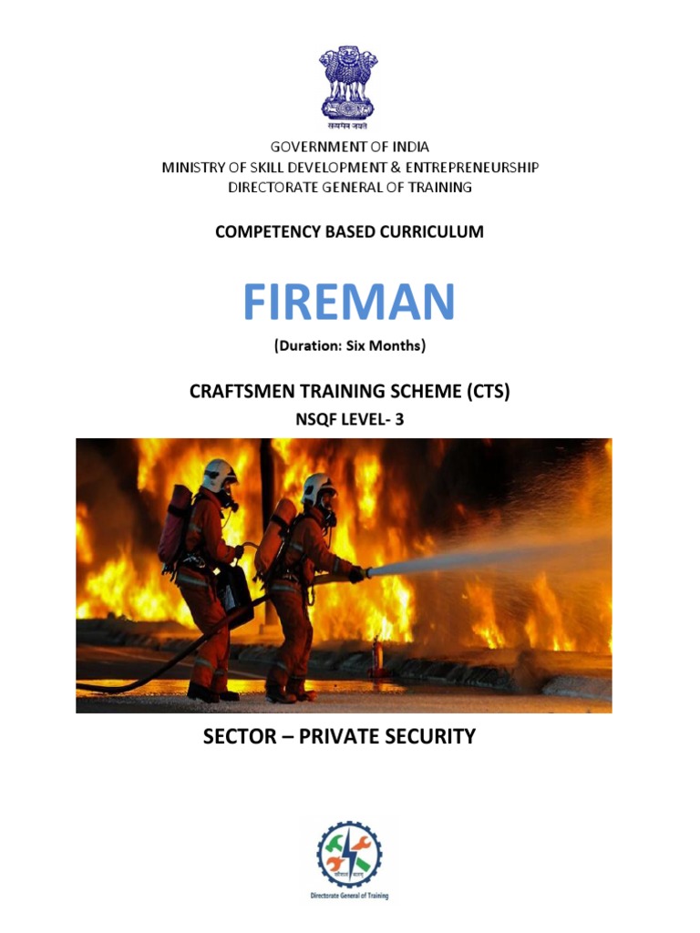 CTS Fireman - CTS - NSQF-3 | PDF | Firefighting | Firefighter