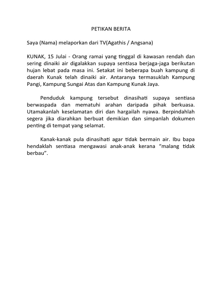 Petikan Berita | PDF