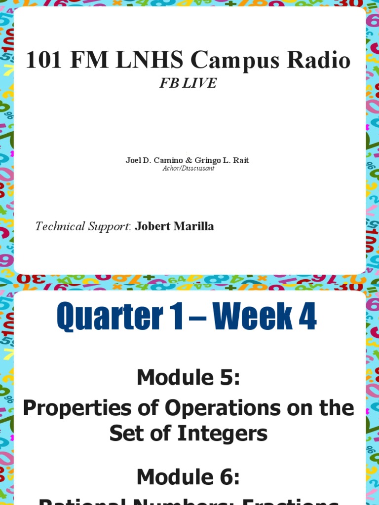 Math 7 Quarter 1-Module 5&6 | PDF | Decimal | Multiplication