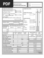 Well Control Kill Sheet: (A) Well Data (C) Calculation (E) Drillpipe Pressure Schedule | PDF ...