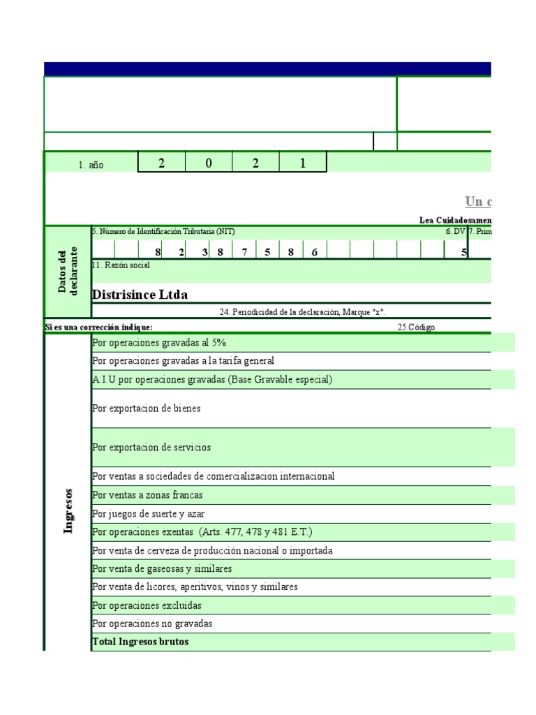 Formulario 300 | PDF | Business | Servicios (economía)