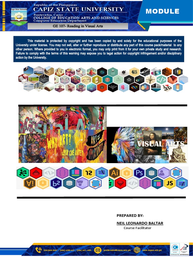 MODULE 1-Reading in Visual Arts | PDF | Aesthetics | Beauty