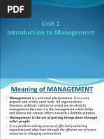 Introduction To Management | PDF | Science | Leadership