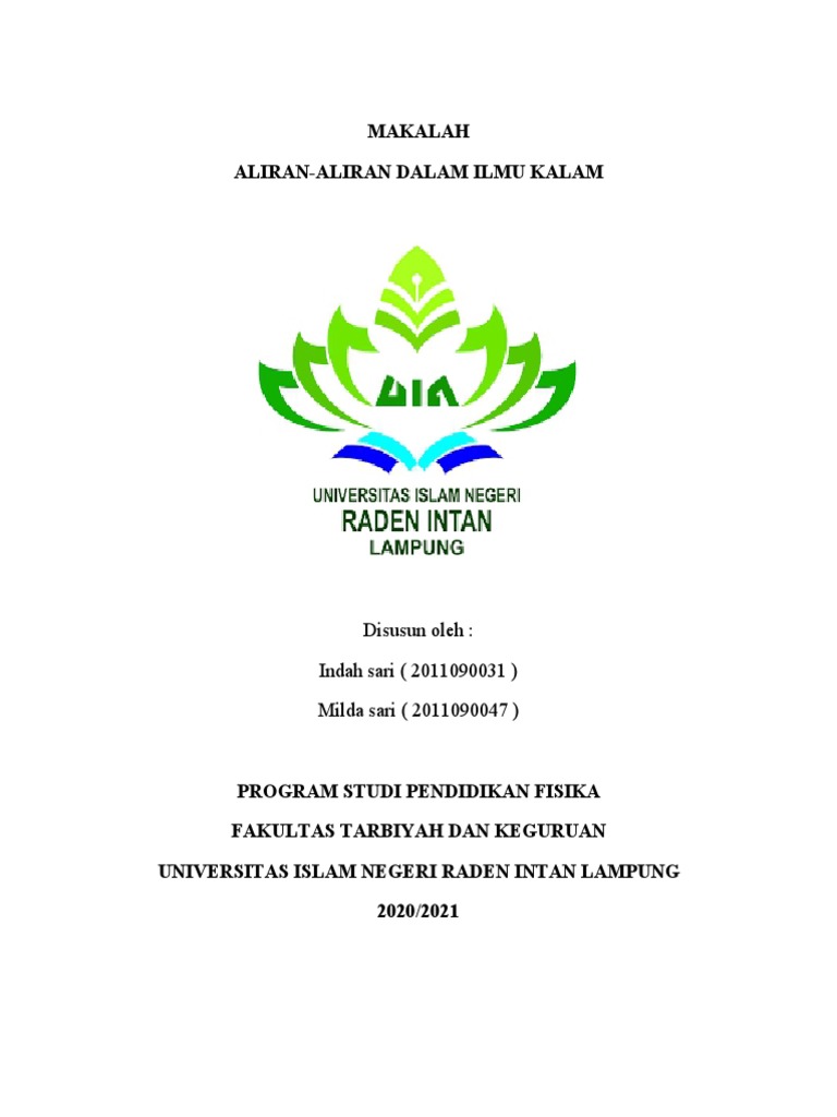 Aliran Teologi dalam Ilmu Kalam | PDF