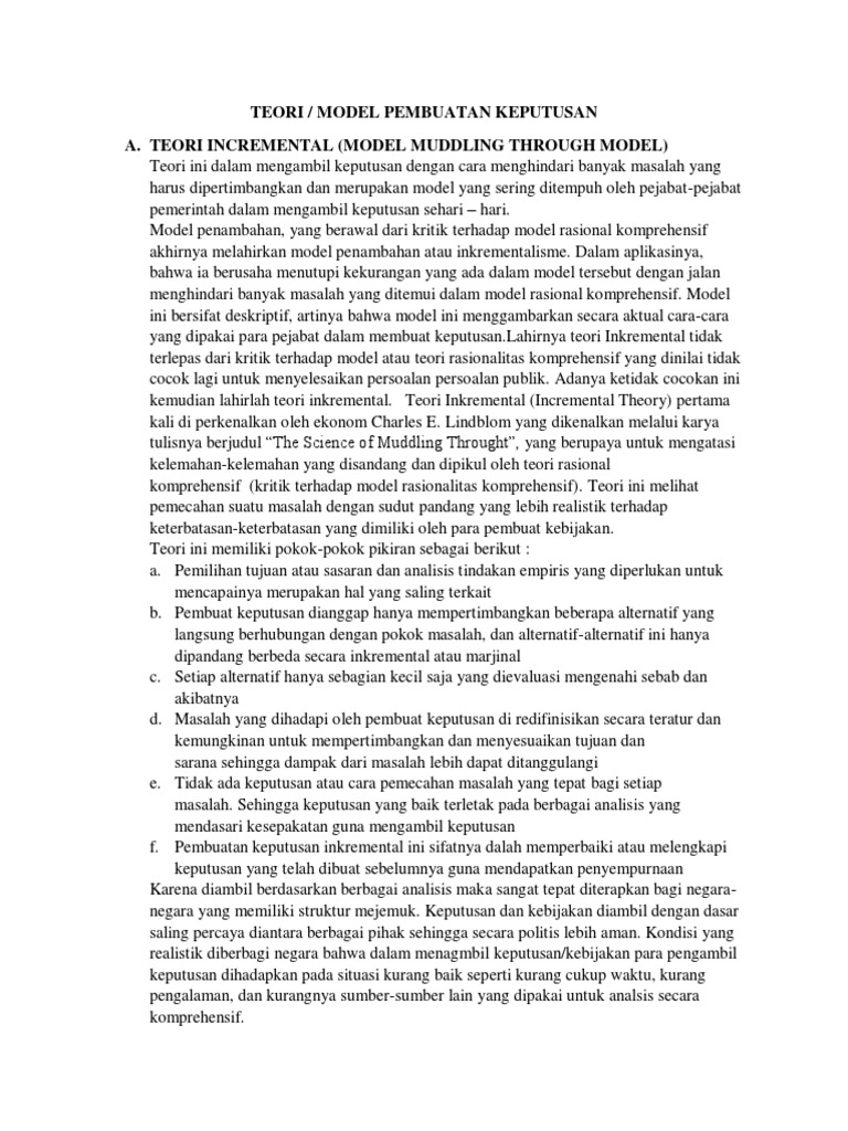 Tugas P6 Teori Incremental Dan Scanning | PDF | Bisnis