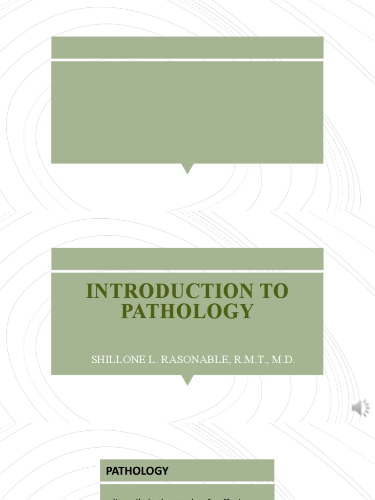 Introduction to Pathology Overview | PDF | Necrosis | Apoptosis