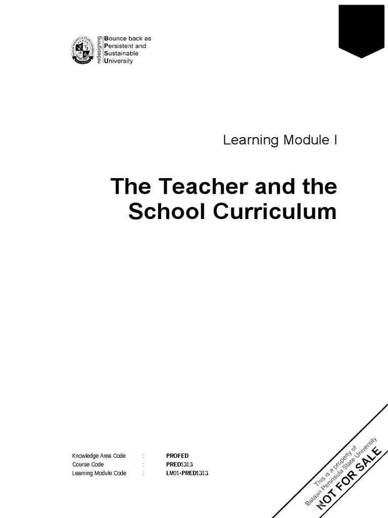 Lesson Plan Activity Learning Packet I 1 | PDF | Curriculum | Learning